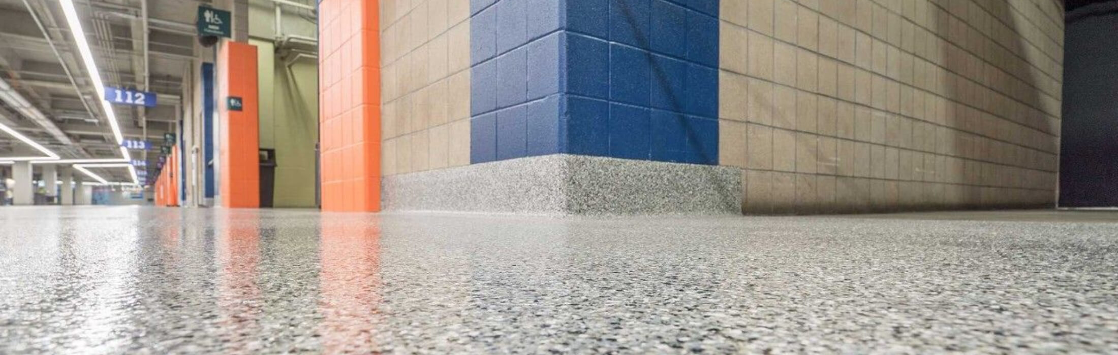 Decorative Epoxy Flake Broadcast Floors Ontario | OCFS